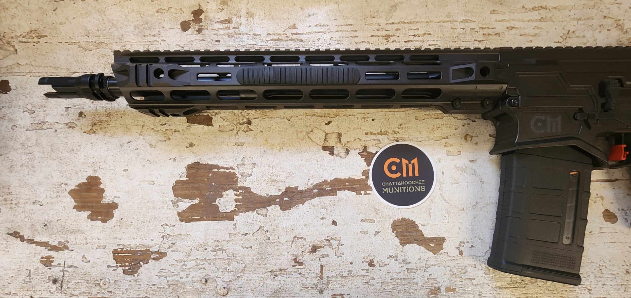 375 Raptor AR10 | CM10 16" AR10 Rifle Black Tungsten