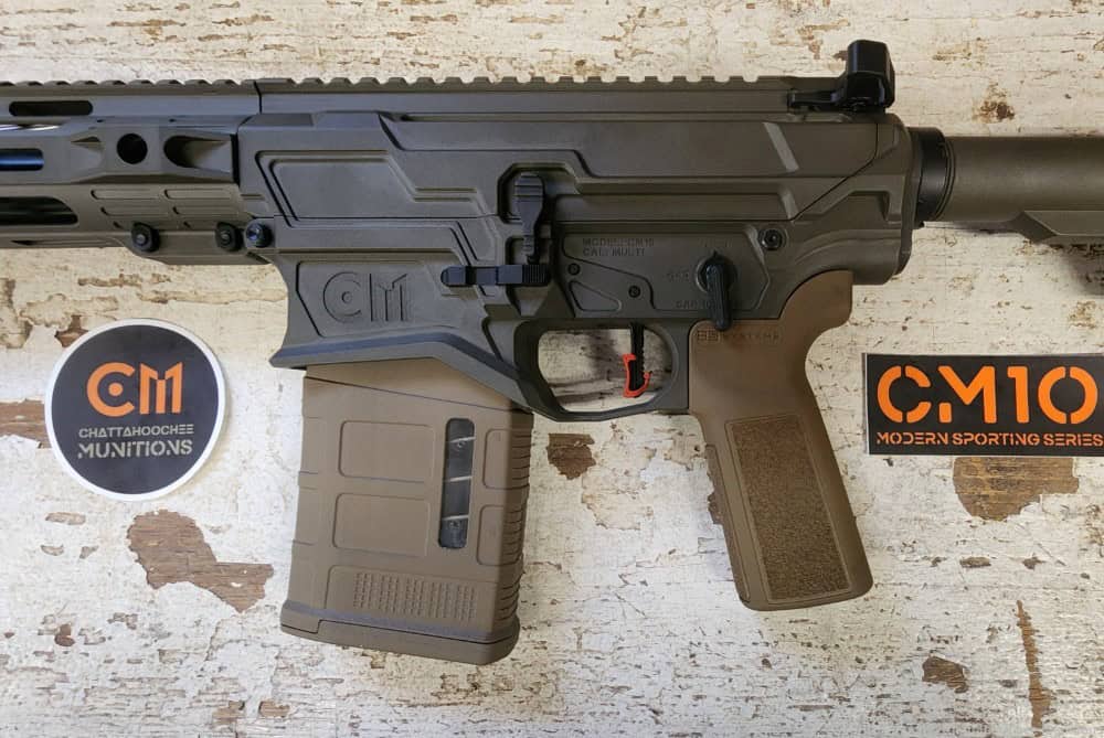 CM 375 Raptor 16″ AR10 Rifle Cobalt Kinetics Green